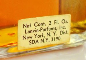 Dating Commercial Perfumes - International Perfume Bottle Association